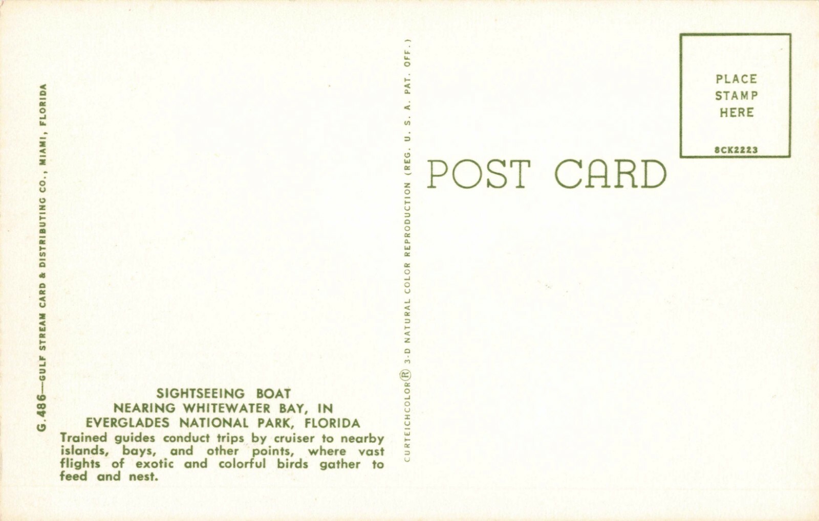 Postcard Sightseeing Boat Whitewater Bay Indiana | eBay