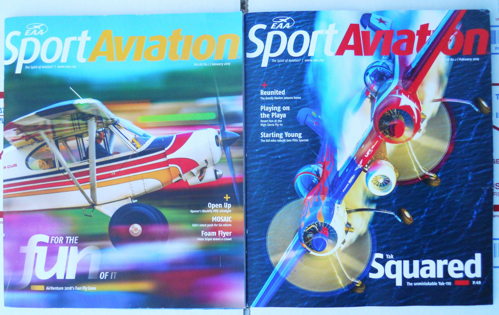 Sport Aviation MAGAZINE - Two Issues - January 2019 and February 2019 ...