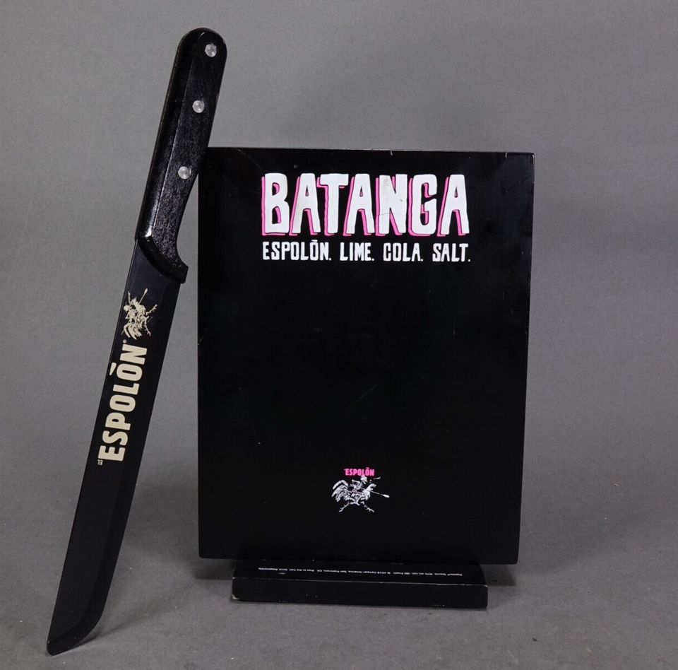 Rare Espolon Batanga Counter Block and Lime Knife Barware Advertising ...