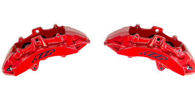 ZZPerformance Red CTS-V ZL1 6 Piston Front Brake Calipers + Pads Pins ...
