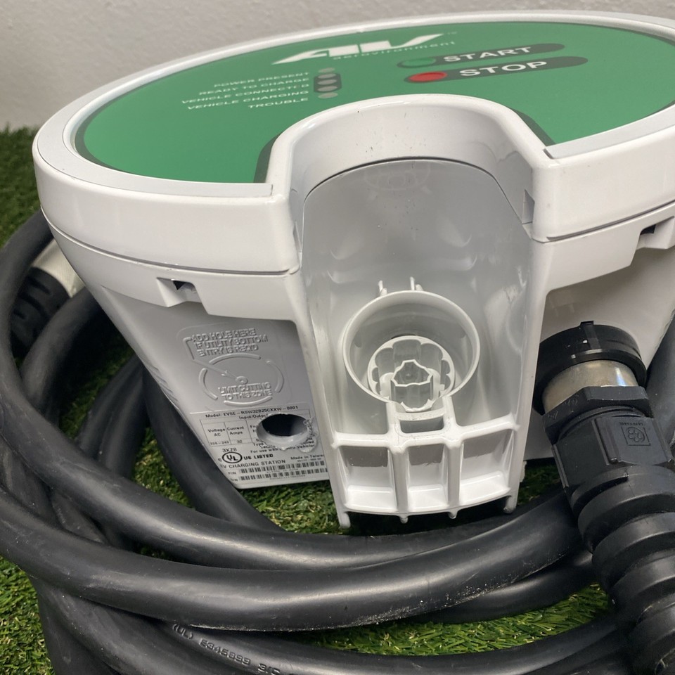 AERO VIRONMENT Model # EVSE-RS RSW32B25CXXW with 25 Ft. Cable EV ...