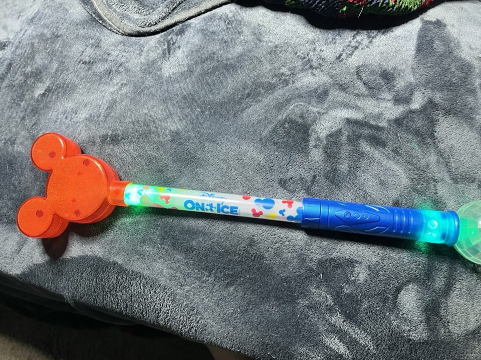 Disney On Ice Mickey Mouse Ears Light Up Flashing 20" Wand 3 Modes ...