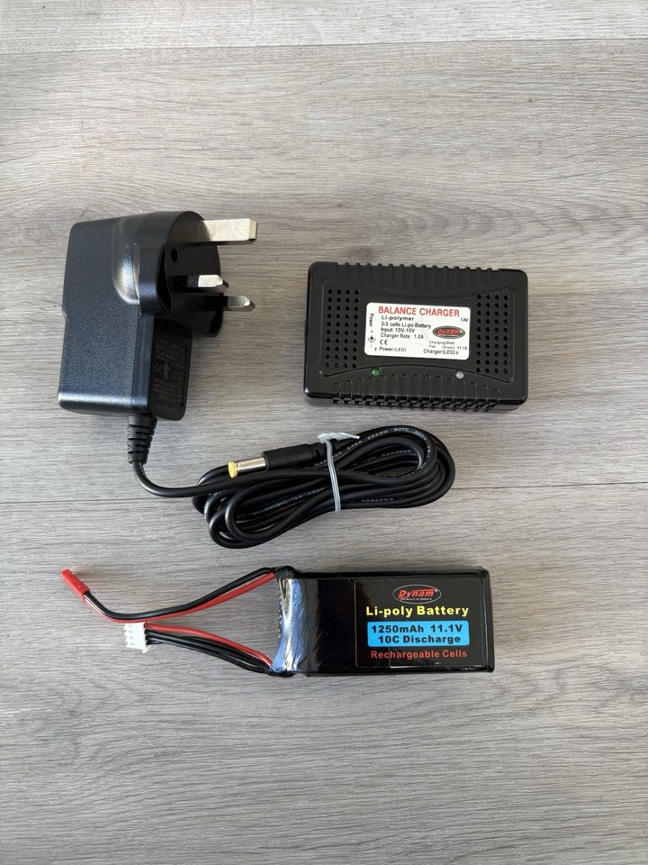 Dynam Rc Plane Battery And Charger | eBay UK