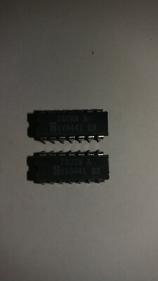 7405 7405N 14P DIP TTL IC New Old Stock USA Hex Inverter | eBay