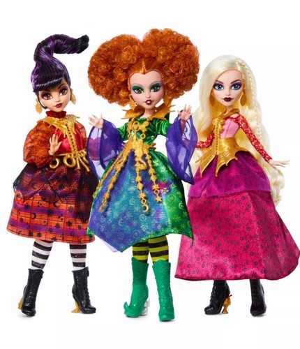 Monster High Disney's Hocus Pocus Skullector Dolls Sanderson Sisters ...