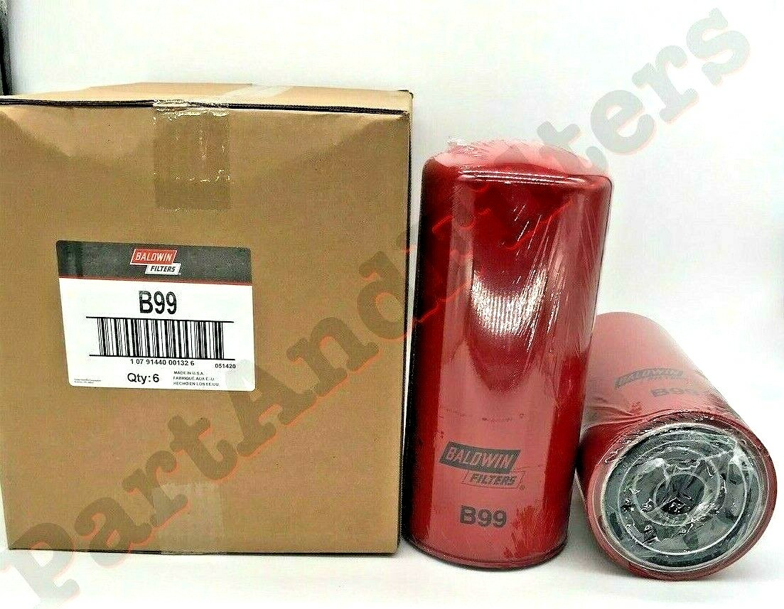 Baldwin B99 Oil Filter Fits Caterpillar P554005, LF691A, LFP4005 (Pack ...