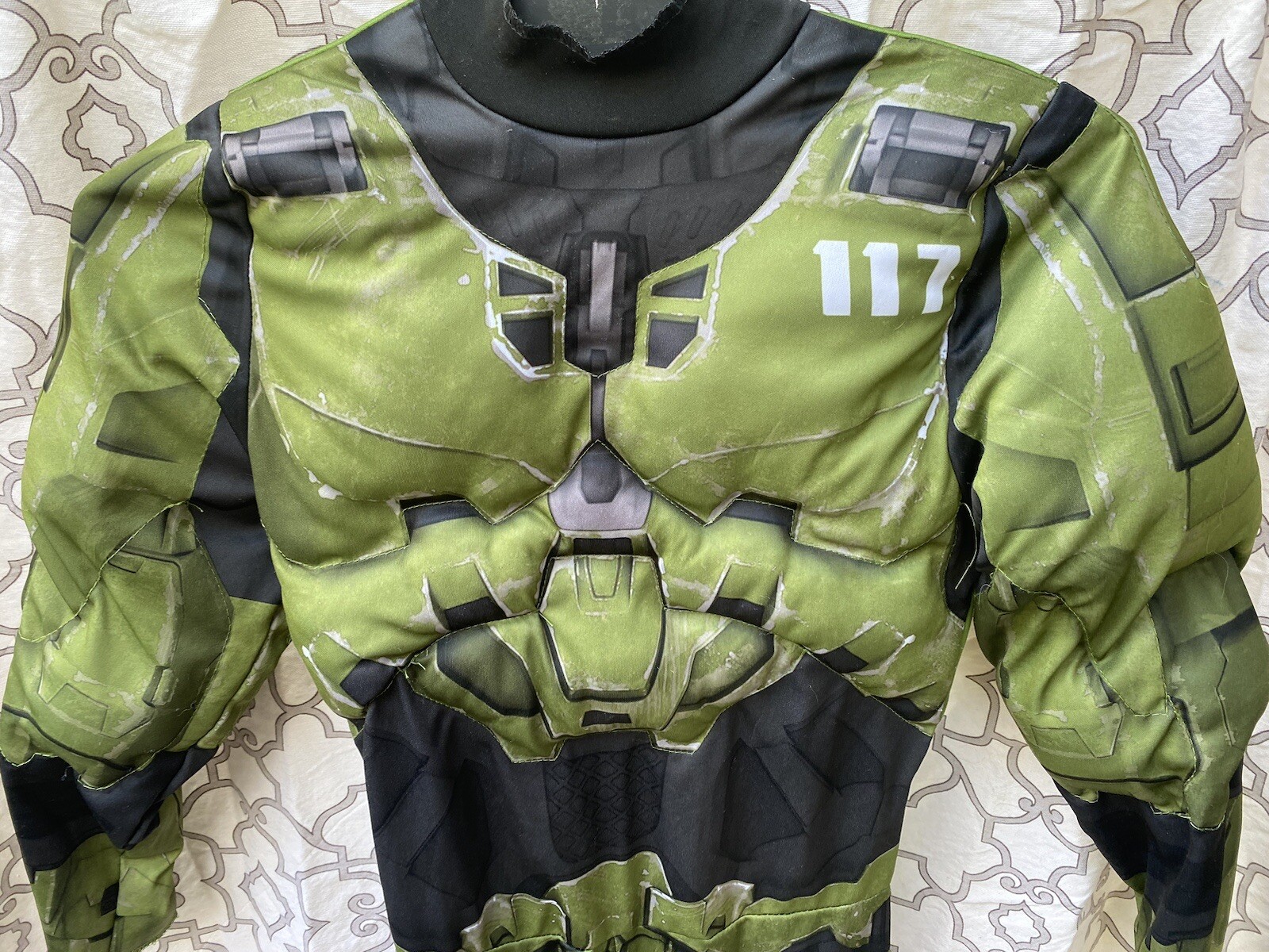 Halo Master Chief Muscle Child Costume Boys Size Large 10-12 for sale ...