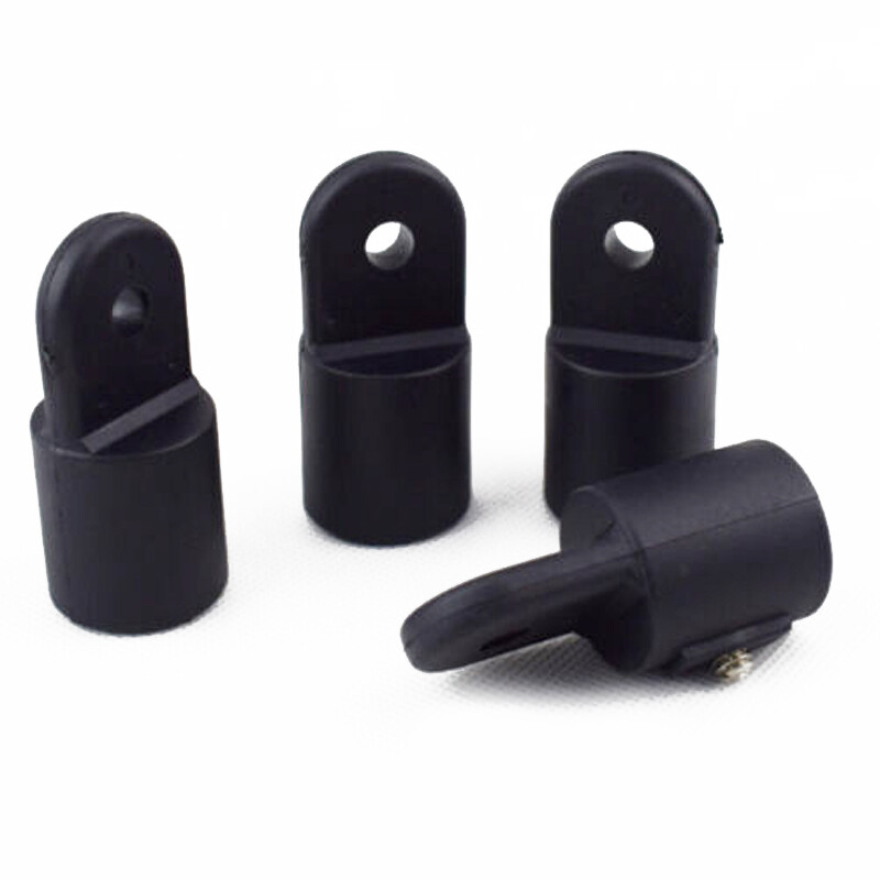 7/8"Boat Nylon Plastic 3 Bow Bimini Top Fittings Hardware W/Strap Clips ...