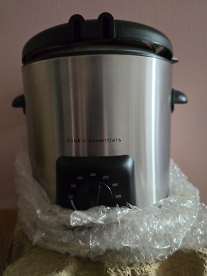 Cooks Essentials Deep Fryer 1 Quart Stainless Steel | eBay