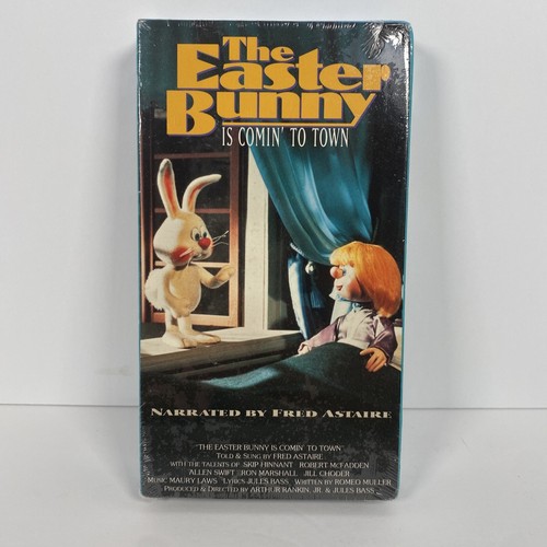 The Easter Bunny is Comin' to Town VHS 1977 1993 Fred Astaire Release ...