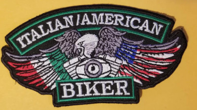 US FLAG ITALIAN FLAG EAGLE Embroidered Patch approx 2.75X5" | eBay