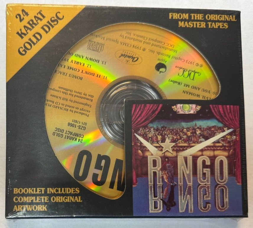 Ringo Starr - Ringo 3 Bonus Tracks DCC 24 Karat Gold CD Factory Sealed | eBay