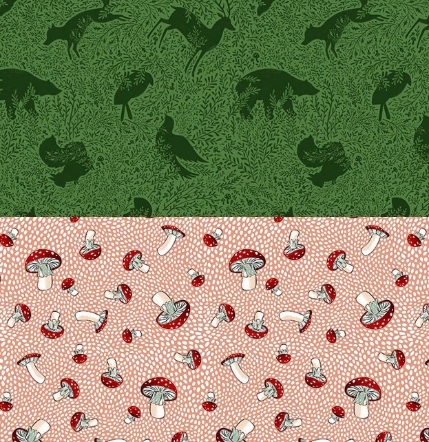 Quilt Kit - Grand Central Quilt - 60" X 78" Enchanted Forest Gnome ...