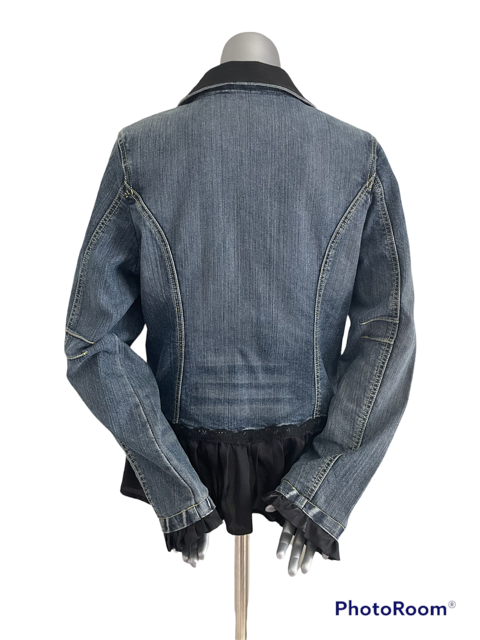 OOAK Unique Refashioned Handcraft Renaissance Women's Denim Jean Jacket ...