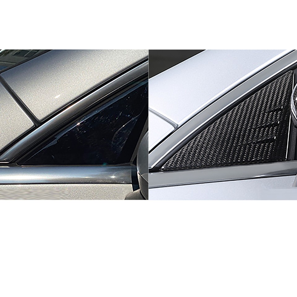 For Benz A-Class W177 A45 AMG Carbon fiber A-Post Front Triangle Cover ...