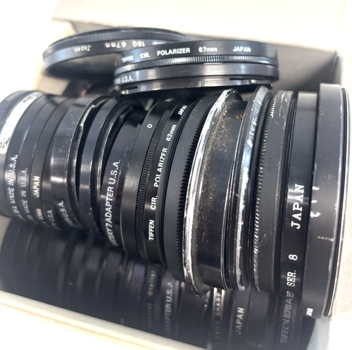 Lot of Tiffen Lens Filters, Adapters, & More- 55-77mm | eBay