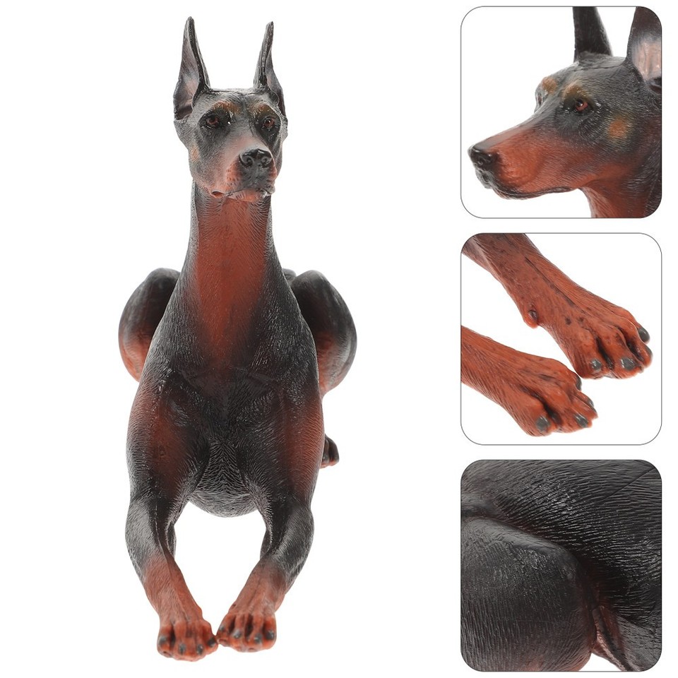 Dog Figurine Photography Dog Model Kids Dog Statue Small Dog Craft ...
