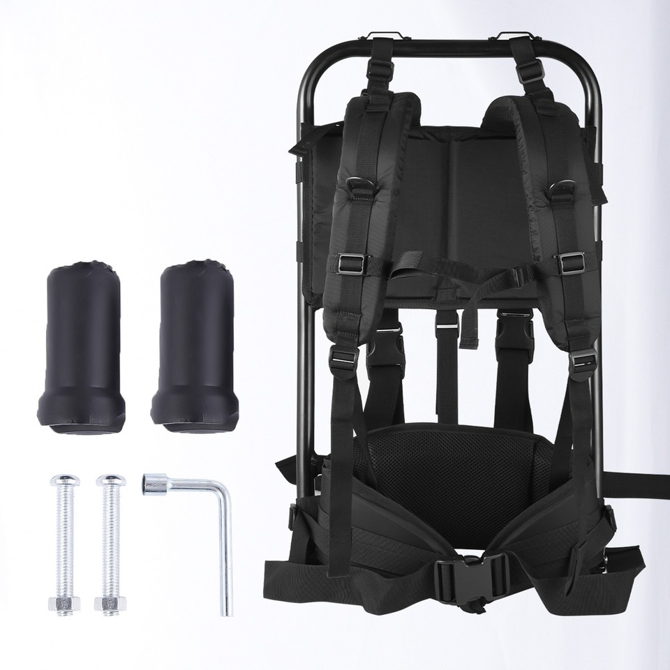Heavy Carrying Backpack Frame Rucksack Adjust For Camping Climbing Load ...