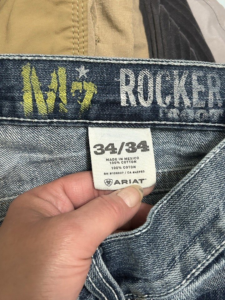 Ariat Men's M7 Rocker slim fit, straight-leg jean. Does Have Spot On ...