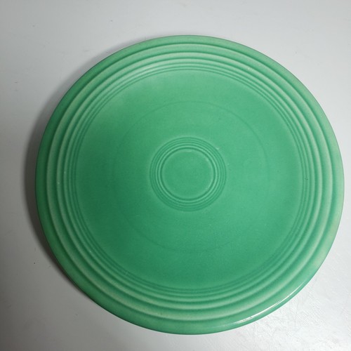 Vtg. Fiestaware Radioactive Green Genuine Early 6 1/4” Dessert, Bread ...