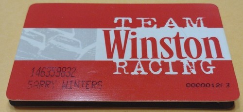 Vintage 1996 Winston Z Card Foldable NASCAR Schedule & Calendar Rare ...