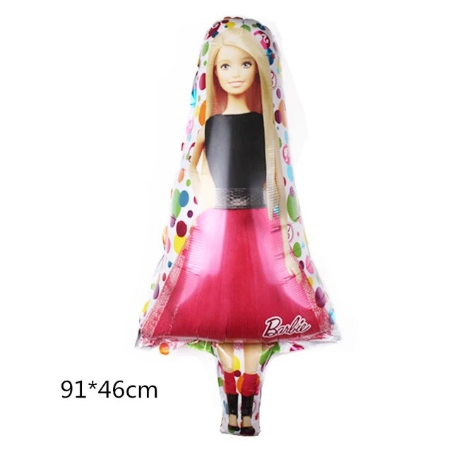 Barbie Helium Balloons Birthday Party Barbie Doll Decorations Balloon ...