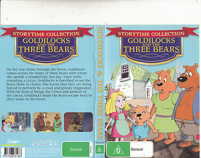 Storytime Collection-Goldilocks And The Three Bears-Animated SC-DVD | eBay