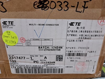 1 Piece AMP/Tyco, 2317477-1 Heavy Duty Pwr Connectors R/A HEADER, MULTI ...