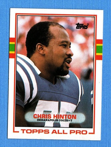 1989 Topps #207 Chris Hinton Colts | eBay