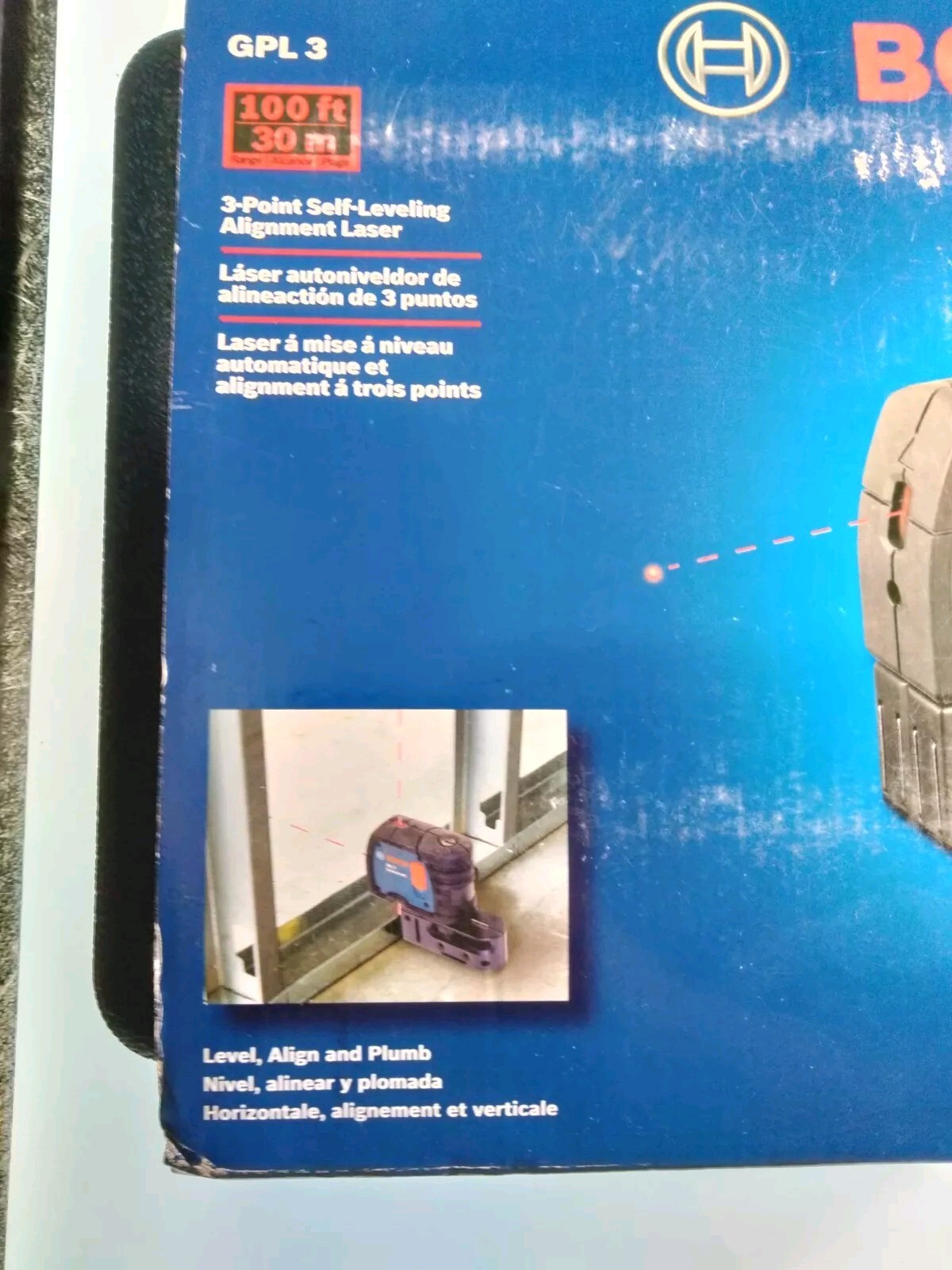 Bosch GPL3 Three-Point Self-Leveling Alignment Laser for sale online | eBay