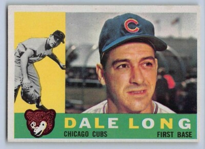 1960 Topps DALE LONG - Baseball Card # 375 - CHICAGO CUBS (White Back ...