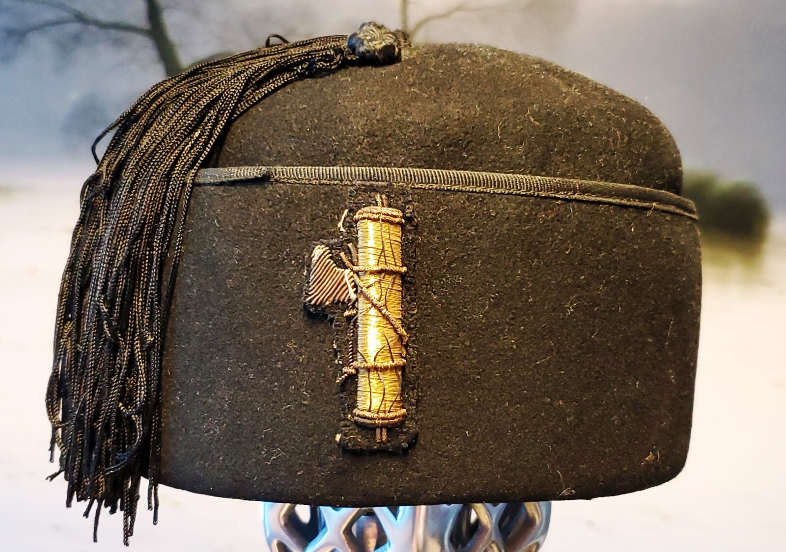 Original WW2 Fascist PNF Italy Italian Army Fez Hat Mussolini Officer ...