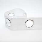 75mm Width Eyelet Curtain Tape With Various Colour 40mm Eyelet Rings ...