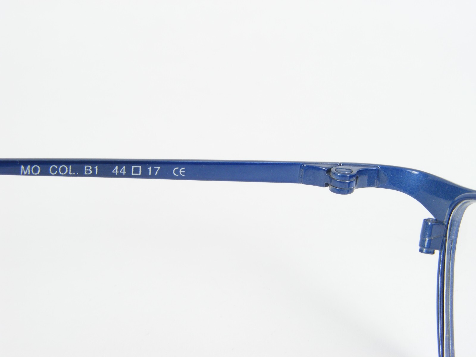 Vintage MODA OPTICA MO 2224 B1 BLUE EYEGLASSES GLASSES METAL FRAME 44 ...