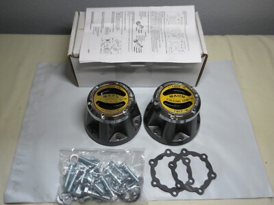 Warn 9072 Locking Hubs Dana 44 Ford Chevy Dodge 3/4 Ton 19 Spline ...