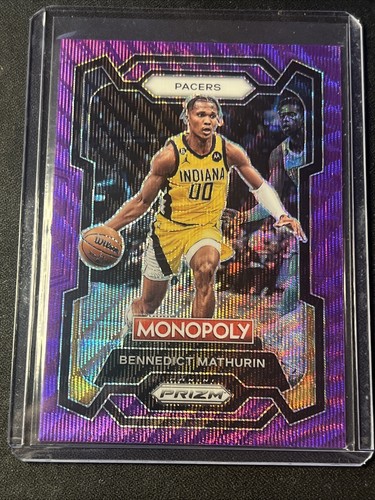 Benedict Mathurin 2023-24 Panini Prizm Monopoly Purple Wave Indiana ...