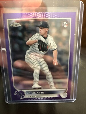 2022 Topps Chrome Update JP Sears #USC110 Purple Refractor RC Rookie ...