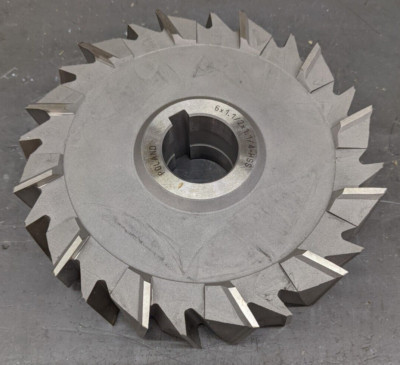 Dolfa Staggered Tooth Side Milling Cutter 6 x 1-1/2 x 1-1/4 HSS 5-709 ...