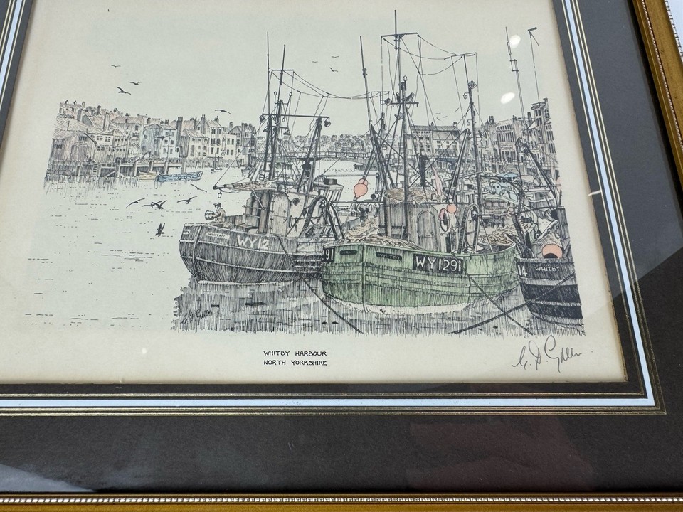 Charles David Green Limited Edition Print Whitby Harbour North ...
