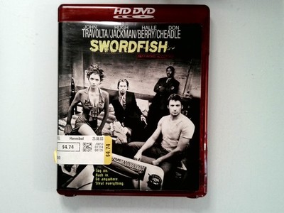 Swordfish HD DVD John Travolta Hugh Jackman Halle Berry Don Cheadle ...