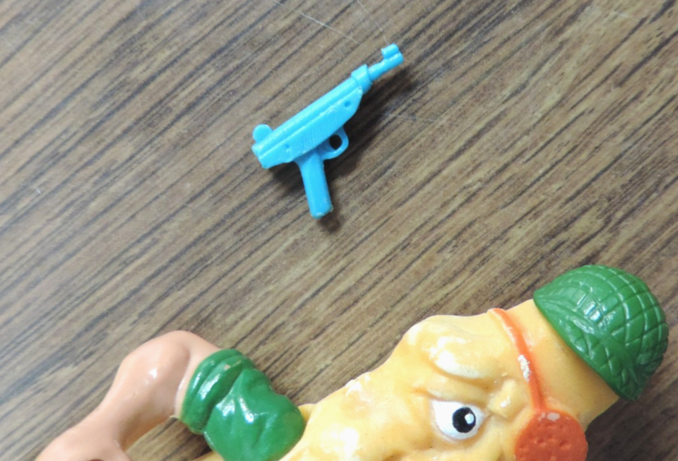 Vintage 1988 Mattel Food Fighters Pizza Figure with Gun Accessory | eBay