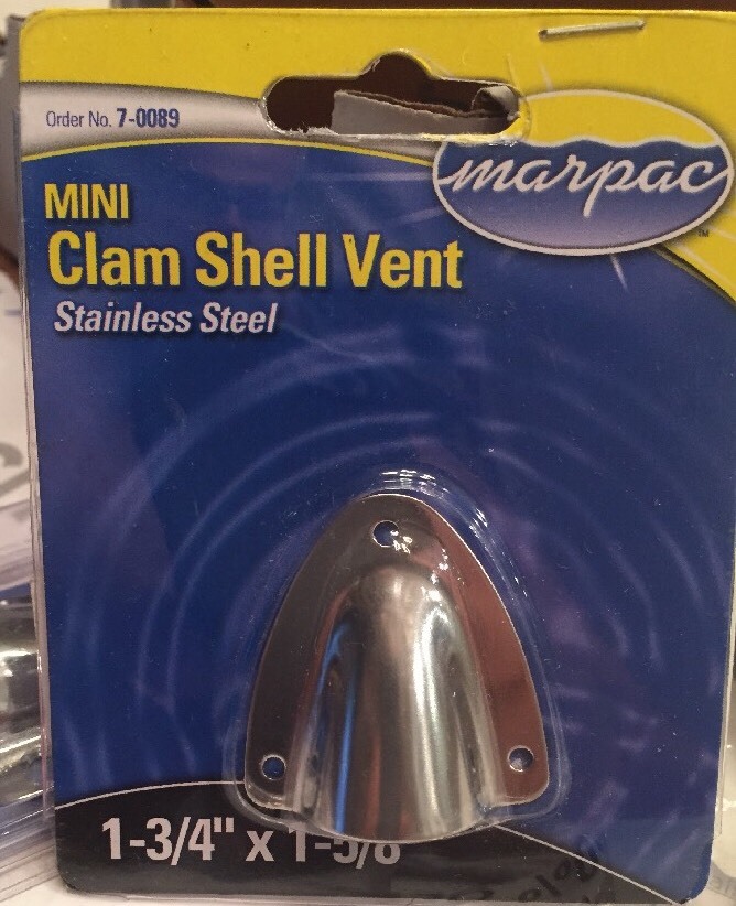 Marpac Clam Shell Vent Stainless Steel 1 3/4 X 1 5/8 | eBay