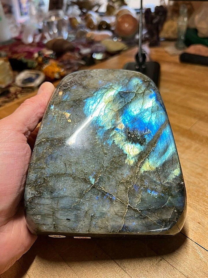 Labradorite Crystal Mineral Gemstone Artisan polished Large Tower ...
