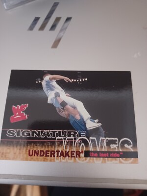 THE UNDERTAKER 2001 Fleer WWE SIGNATURE MOVES Insert Card #7SM | eBay