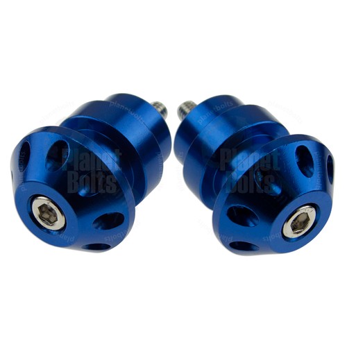Blue Shooter Swingarm Stand Spools For Yamaha YZF R6 R1 Holder 6mm ...