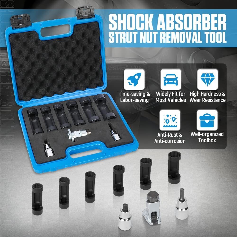 Shock Absorber Removal Tool Suspension Strut Spreader & Strut Nut ...
