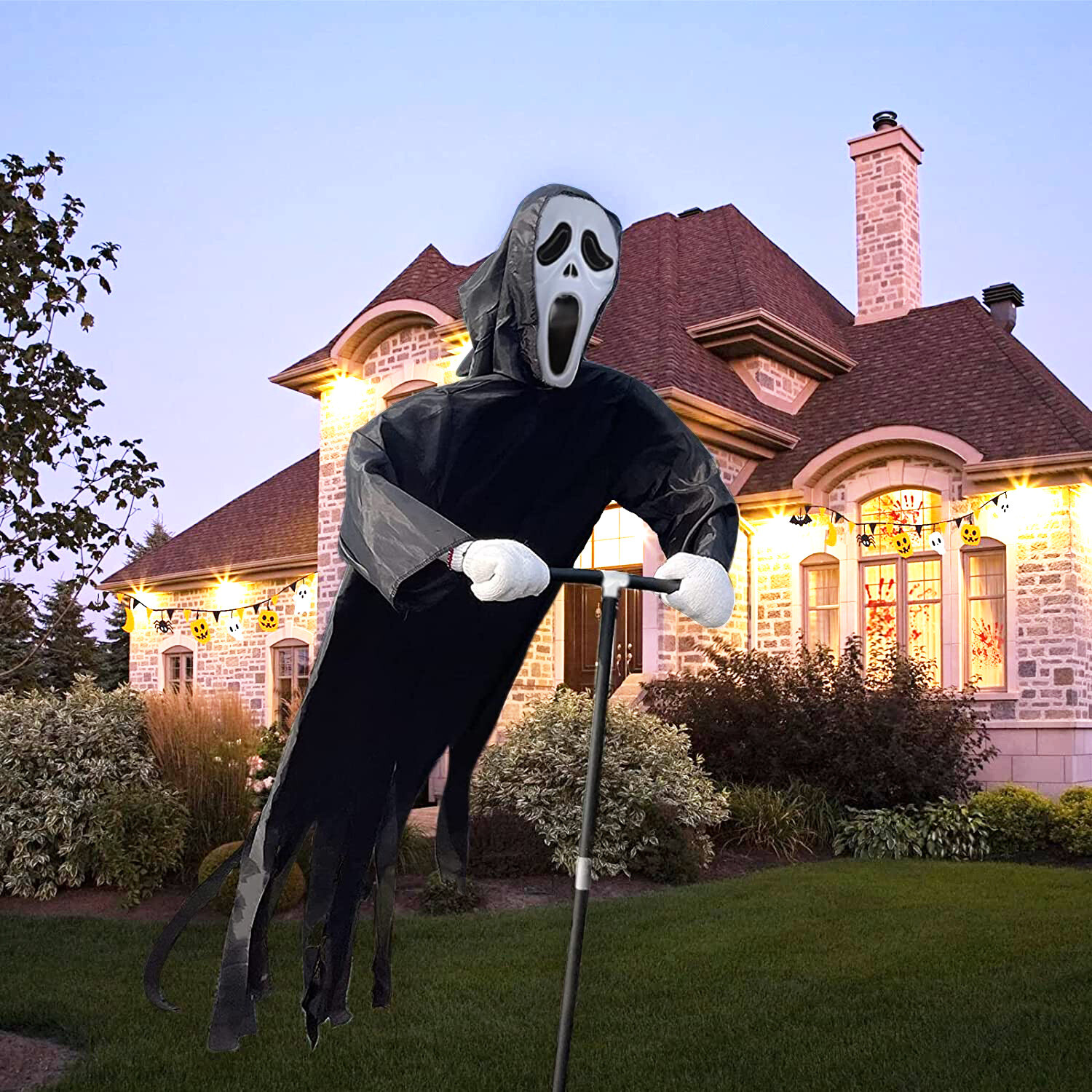 Bla Ghostface Scarecrow Horror Decor For A Terrifying Addition To Your ...