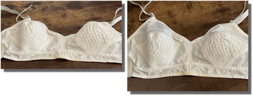 Vintage Early Warners Cotton Bra w Stitched Under Bust 36AA | eBay