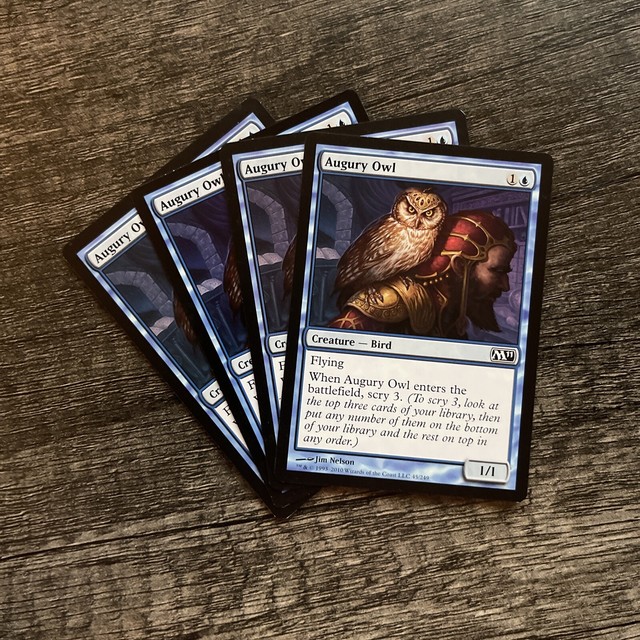 MTG Augury Owl Magic 2011 45/249 Regular Common for sale online | eBay