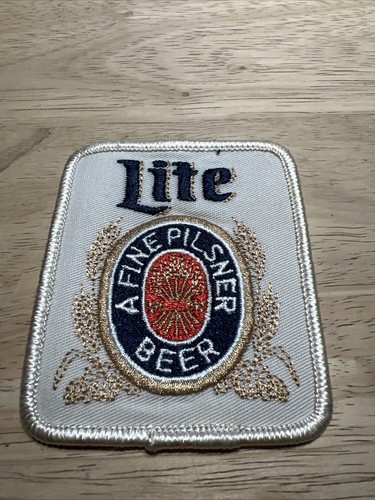 Vintage LITE A Fine Pilsner Beer Embroidered Sew On Cloth Patch ...